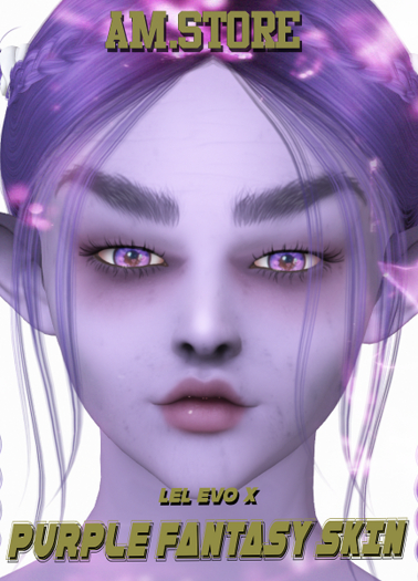 Second Life Marketplace Am Fantasy Purple Skin